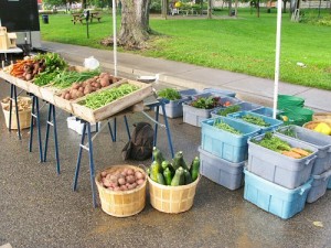 Farmers’ market set-up - Tiny Farm Blog