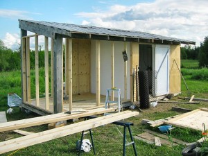 Extending the chickenhouse - Tiny Farm Blog